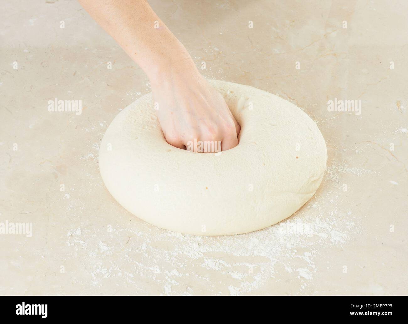 Dough punching hi-res stock photography and images - Alamy
