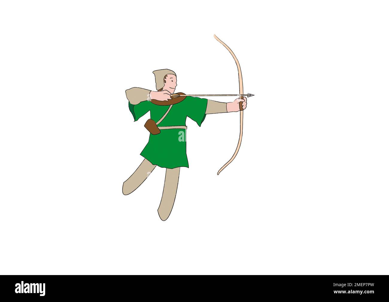 Middle Age archer Stock Photo - Alamy