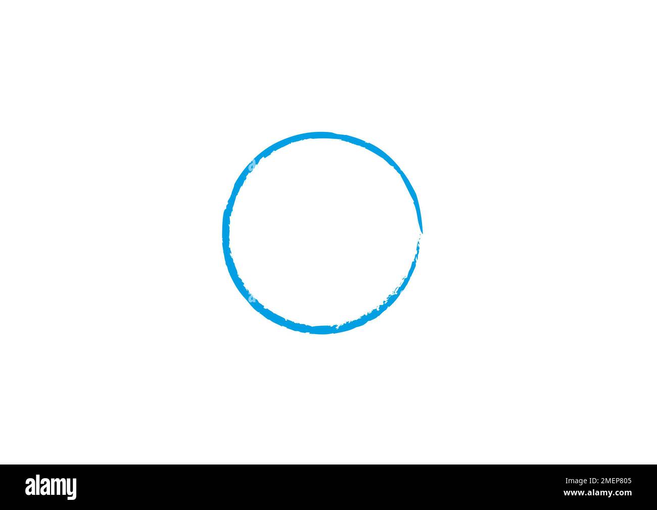 Blue circle hi-res stock photography and images - Alamy