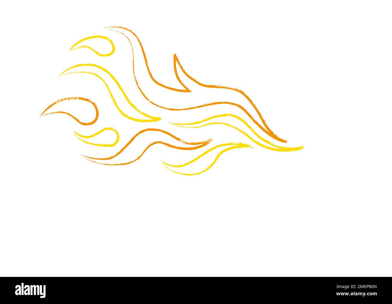 Flames illustration Cut Out Stock Images & Pictures - Alamy