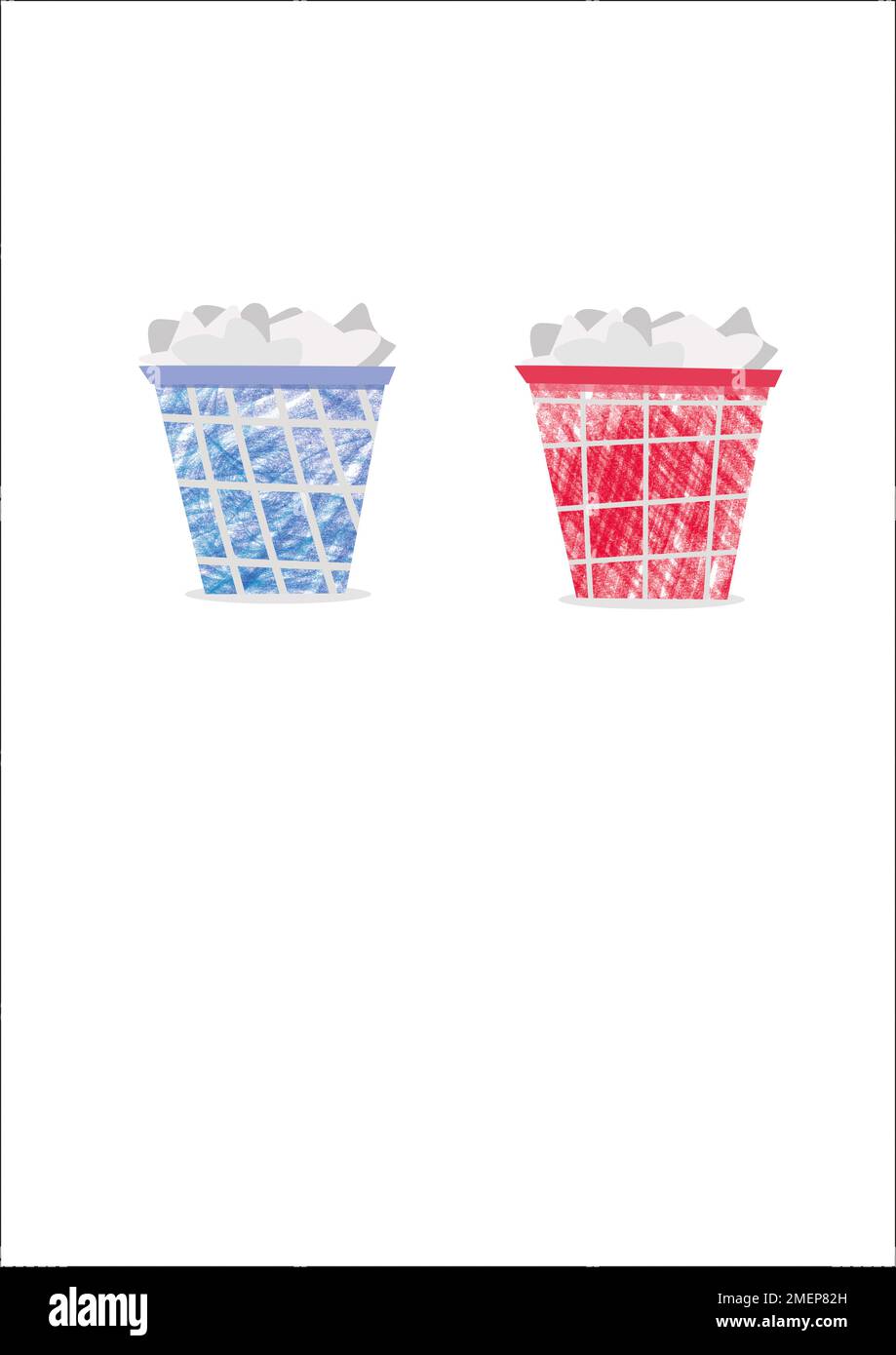 Baskets recycling recycling bin hi-res stock photography and images - Alamy