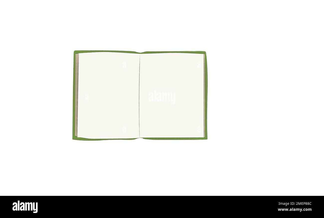 Book open drawing Cut Out Stock Images & Pictures - Alamy