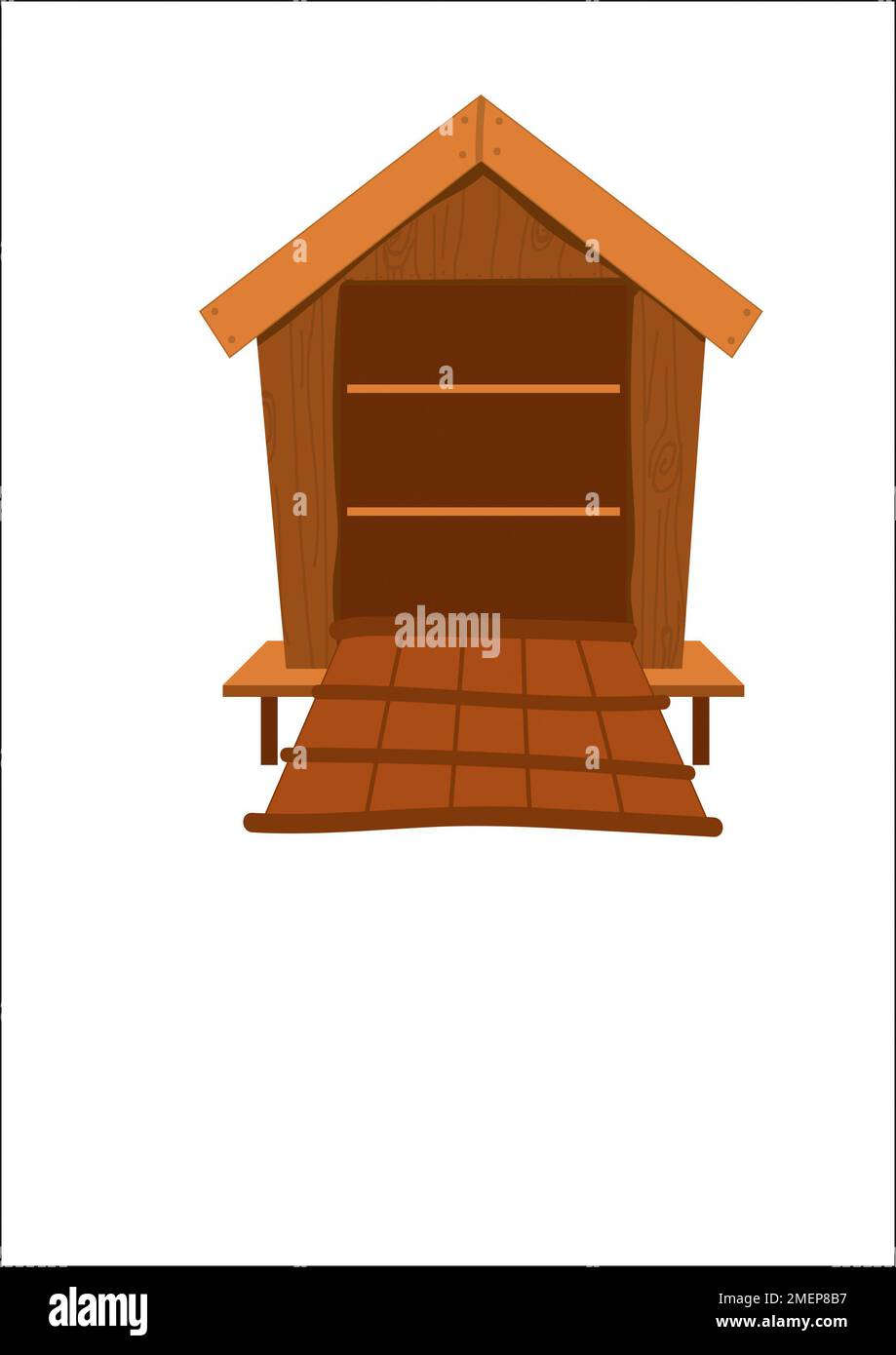 Hen house illustration hi-res stock photography and images - Alamy