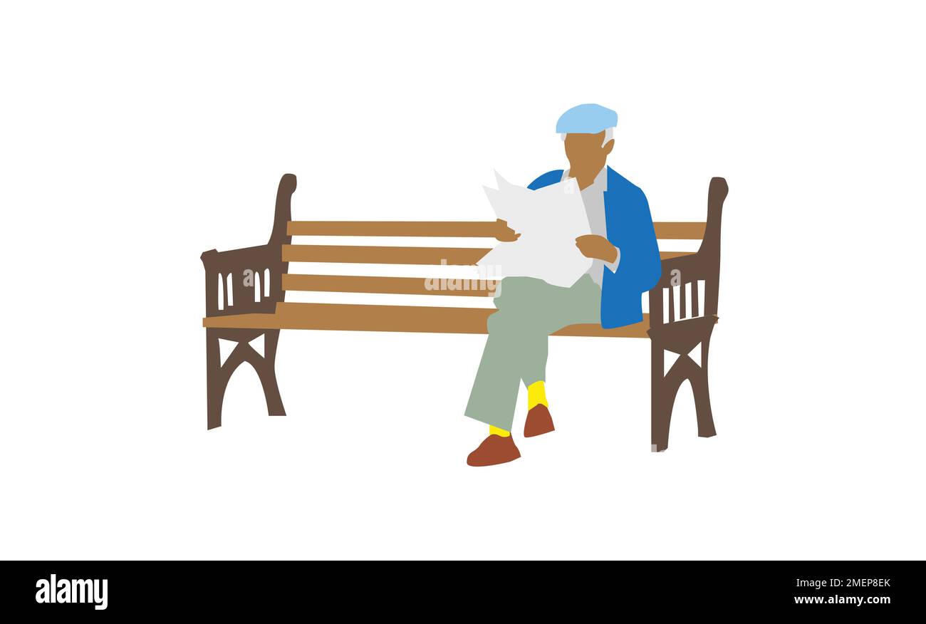 Sitting man man on Cut Out Stock Images & Pictures - Alamy