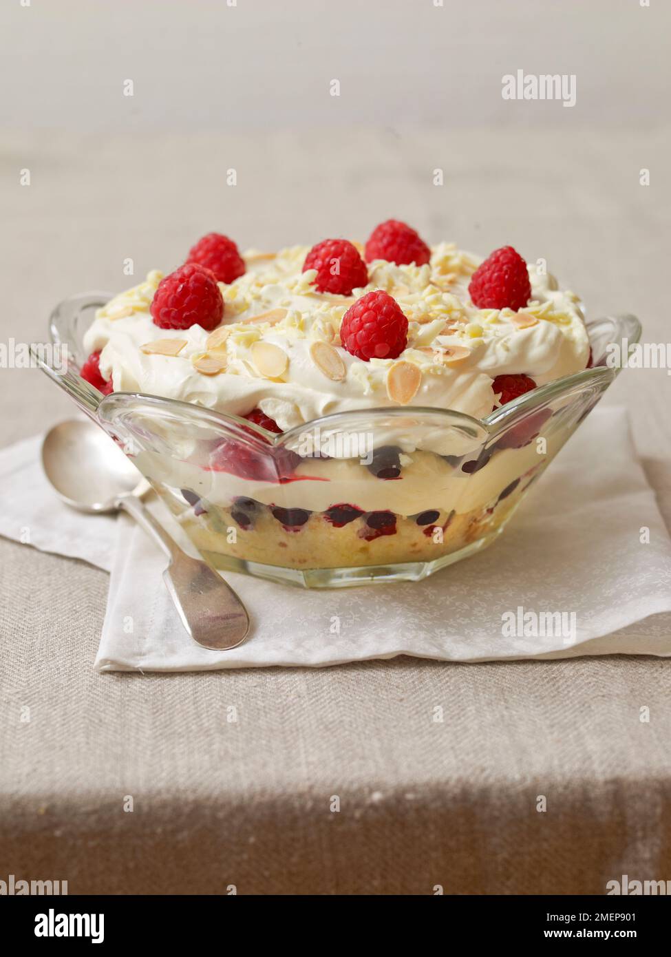 Gluten free fruit trifle Stock Photo - Alamy