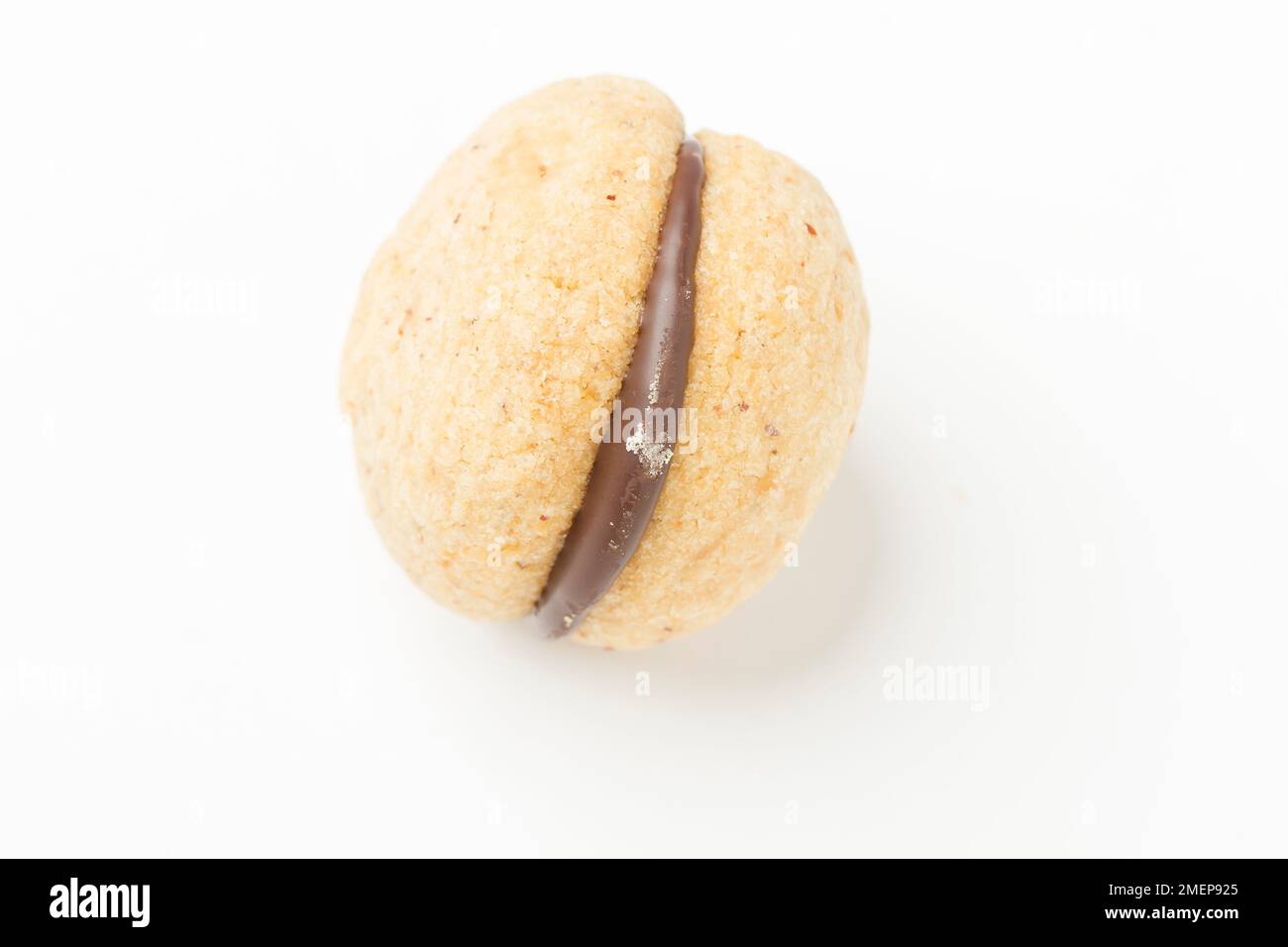 Studio shot close up on baci di dama, northern italian cookie recipe ...