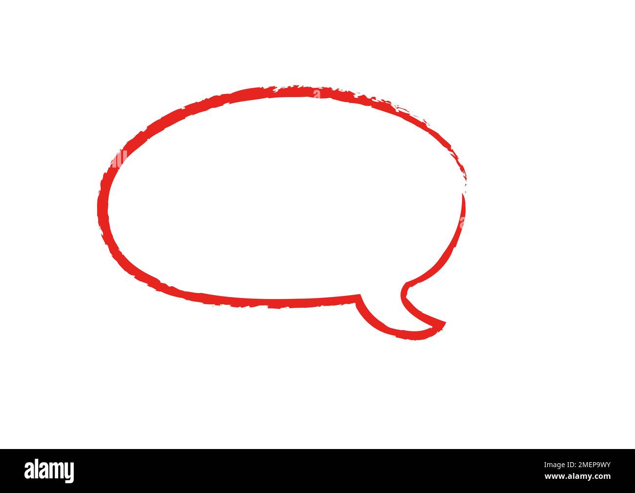 Illustration of a speech bubble Stock Photo - Alamy