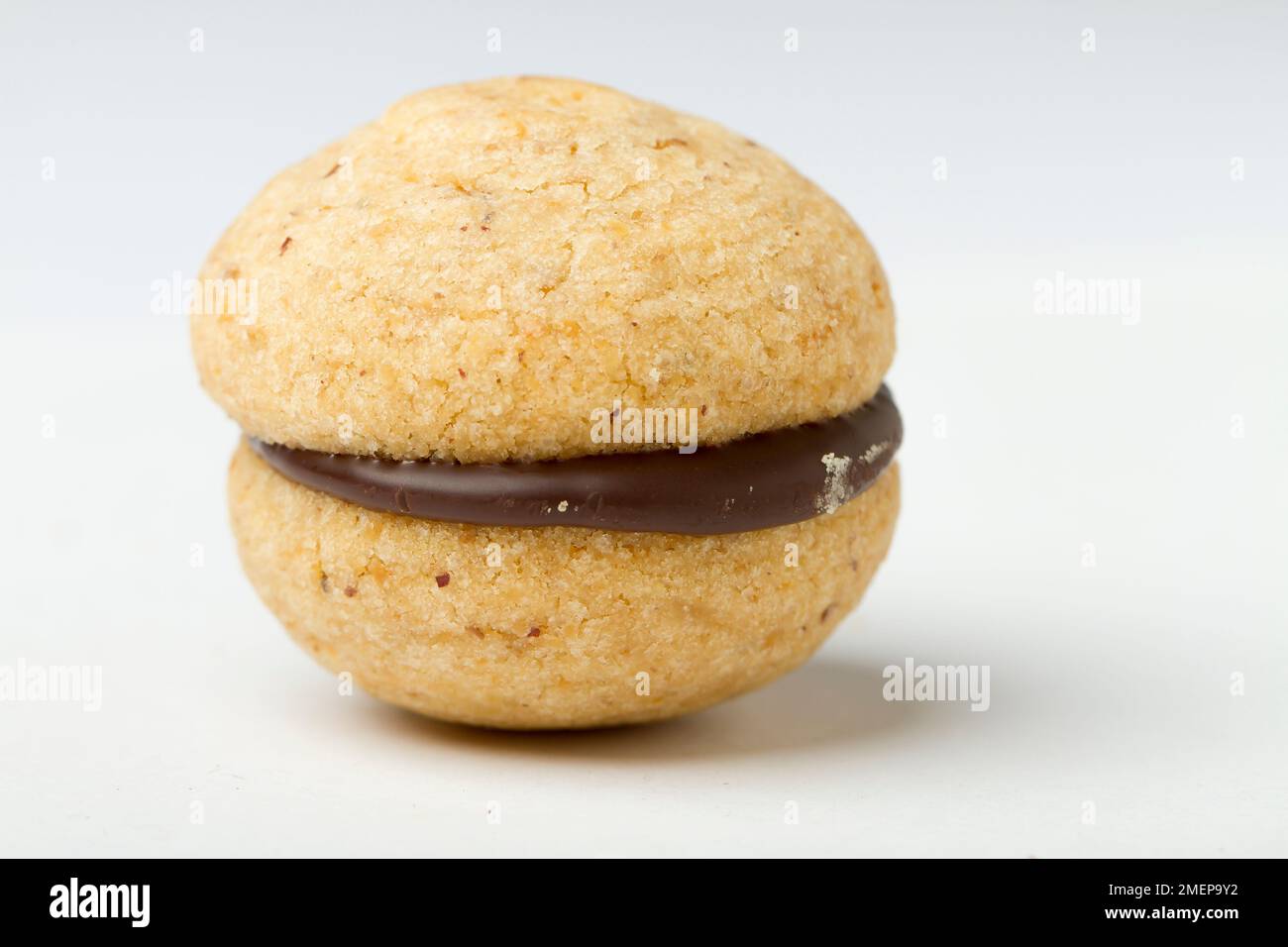 Studio shot close up on baci di dama, northern italian cookie recipe ...