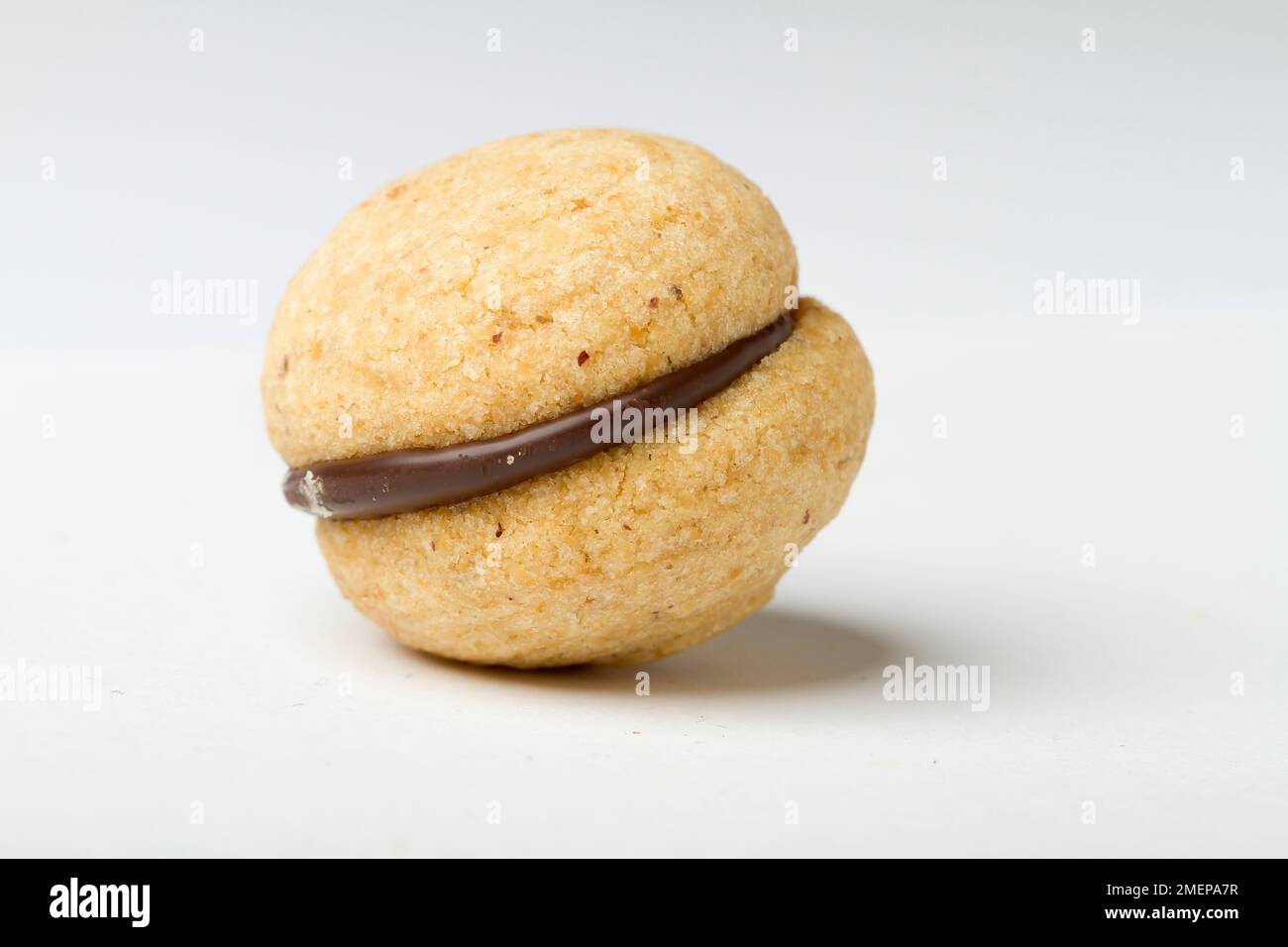 Studio shot close up on baci di dama, northern italian cookie recipe ...