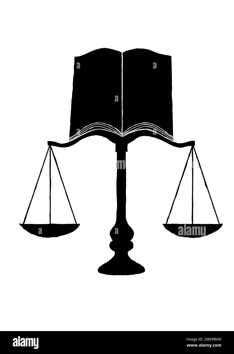 Book ontop of scales Stock Photo - Alamy