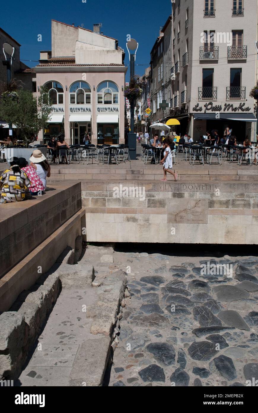 France, Languedoc-Roussillon, Aude, Narbonne, Via Domitia, ancient ...