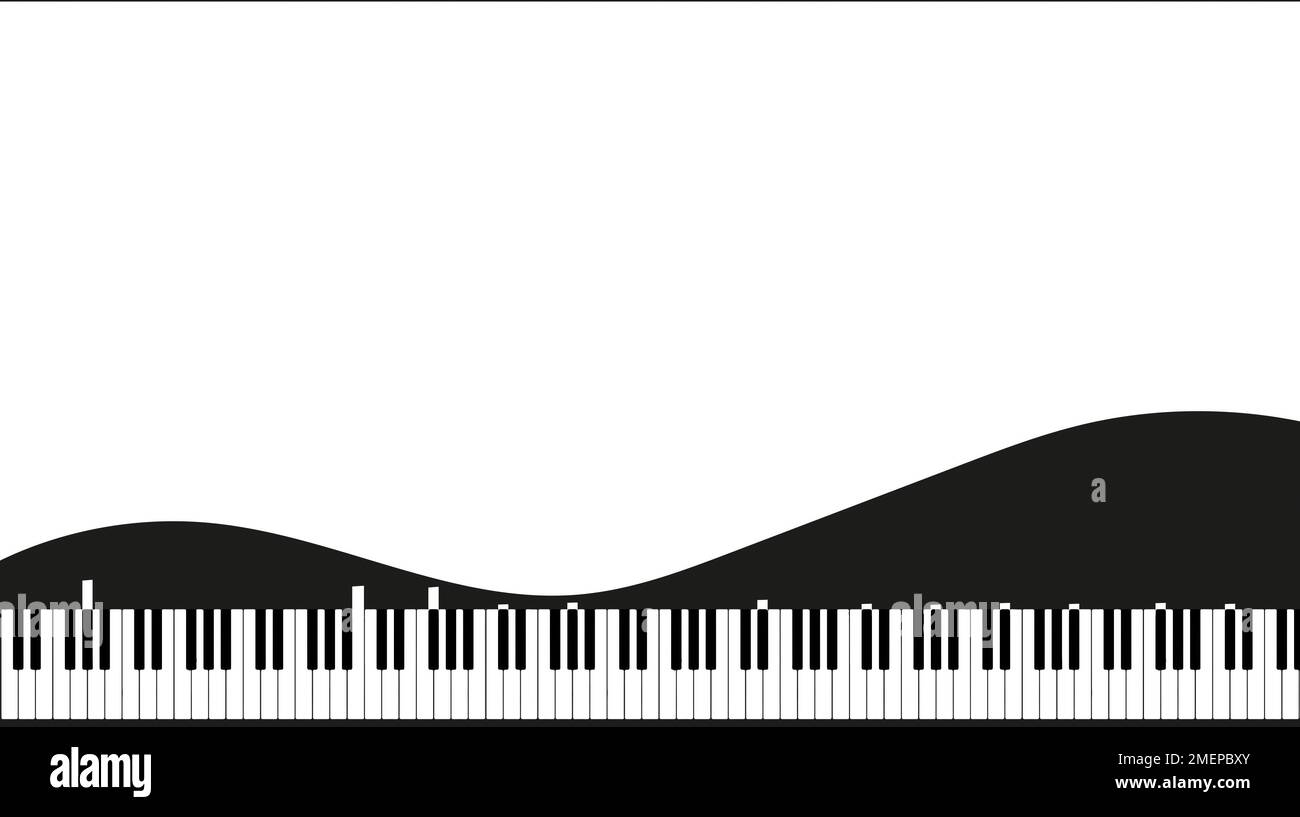 Illustration of an abstract piano keyboard Stock Photo - Alamy