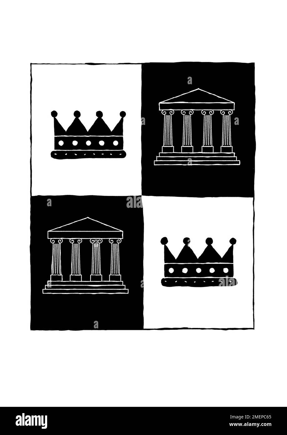 Transformation of a building Cut Out Stock Images & Pictures - Alamy