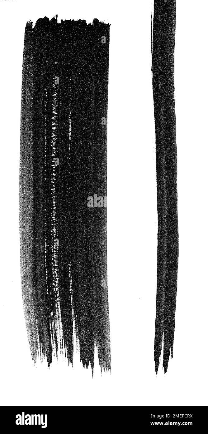 Brush stoke marks Stock Photo - Alamy