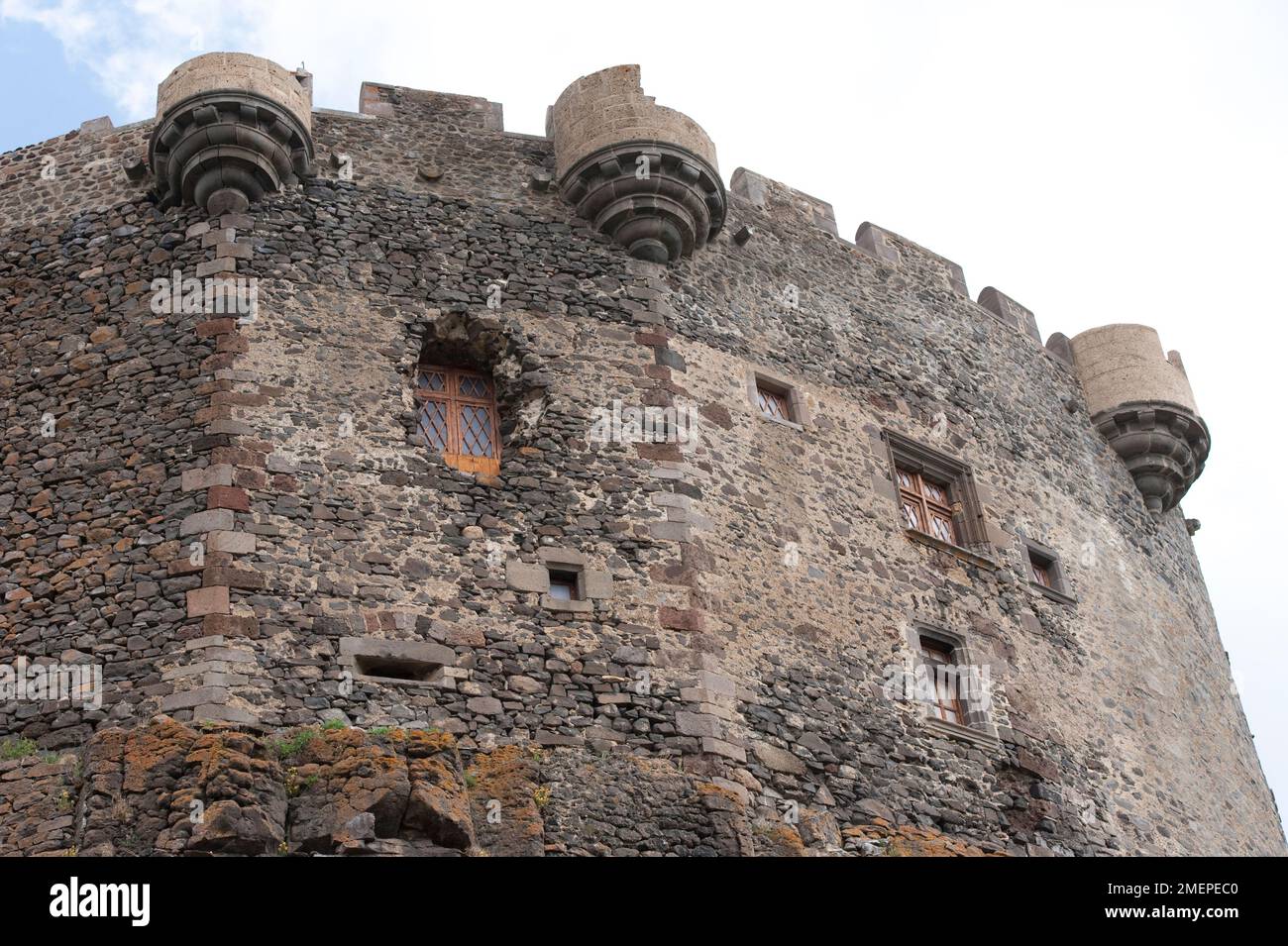 France, Auvergne, Chateau de Murol, exterior of castle Stock Photo - Alamy