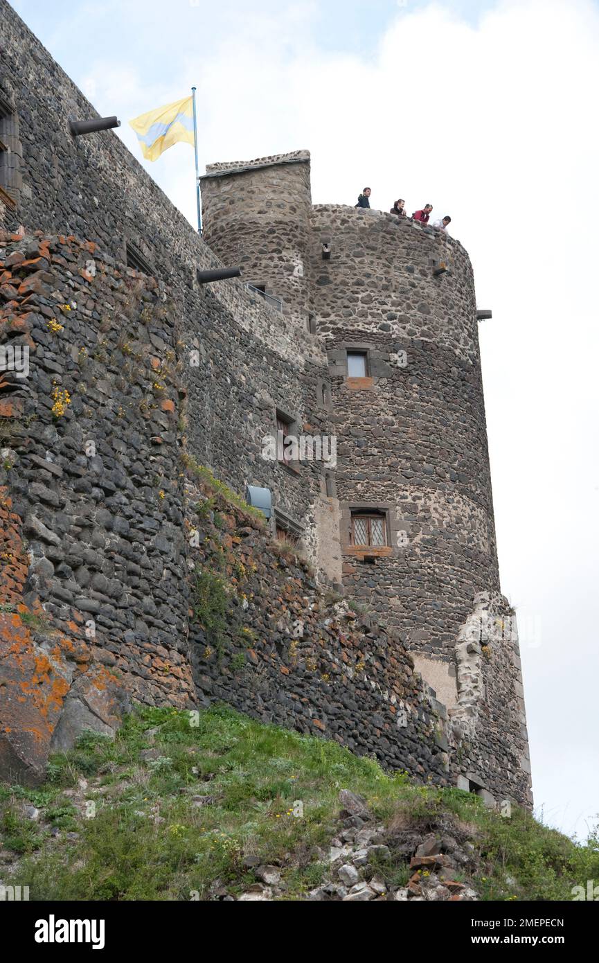 France, Auvergne, Chateau de Murol, exterior of castle Stock Photo - Alamy
