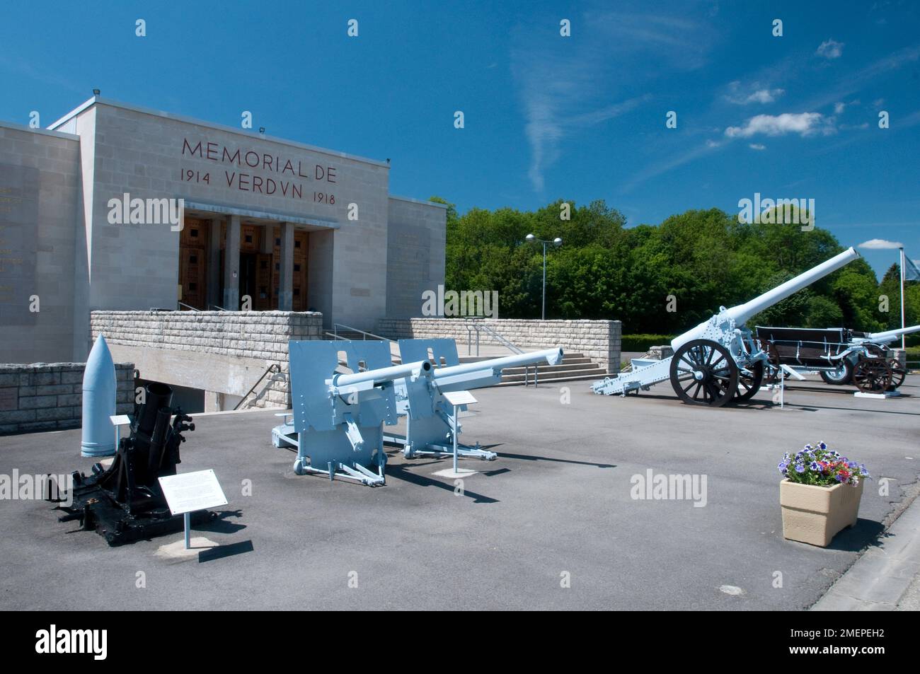 France, Lorraine, Meuse area, Verdun city, Fleury Memorial Museum ...