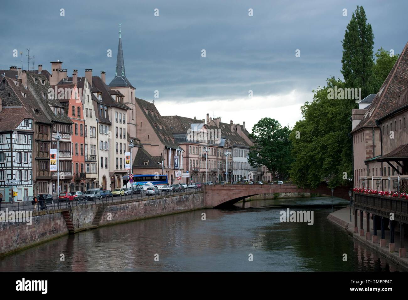 France, Alsace, Strasbourg, river Ill Stock Photo - Alamy