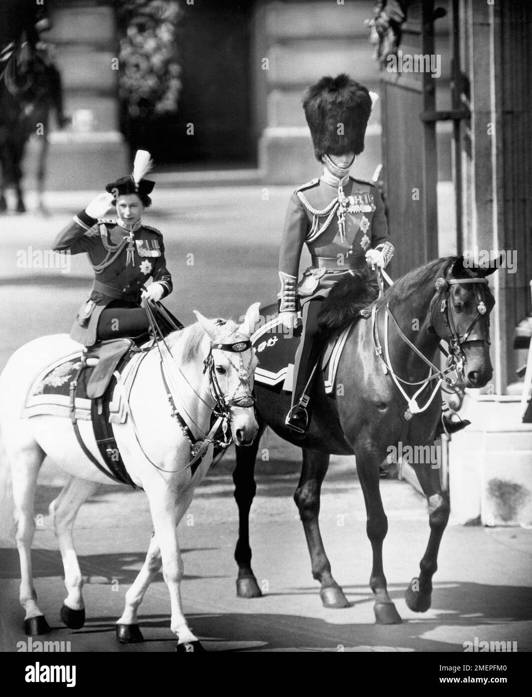 FILE - In this June 8, 1963 file photo, Britain's Queen Elizabeth II ...