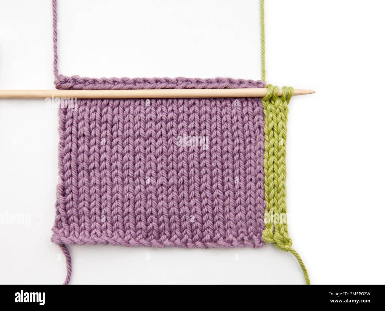Attached i cord edging knitting hi-res stock photography and images - Alamy