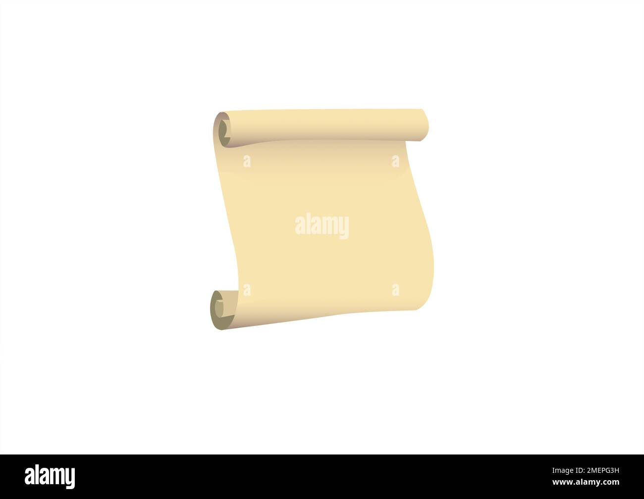 White horizontal paper sheet Cut Out Stock Images & Pictures - Alamy