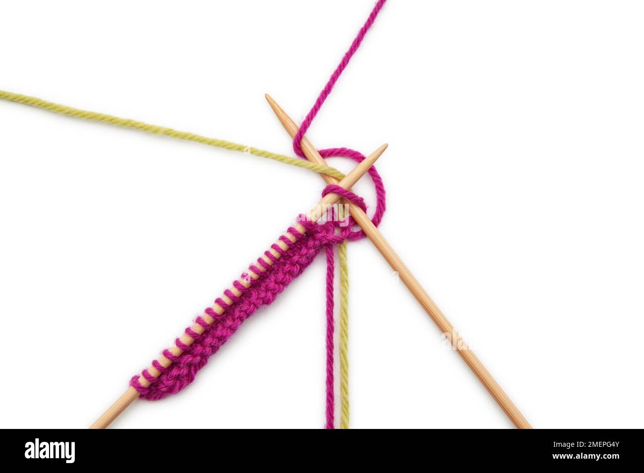 Knit weave colourwork technique Stock Photo - Alamy