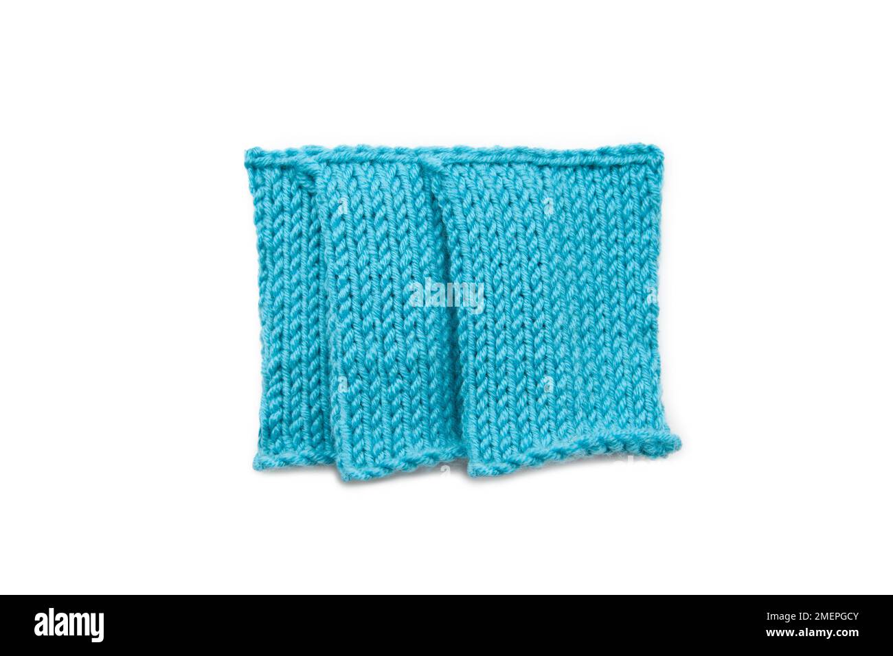 Example of knitting pleats technique Stock Photo - Alamy