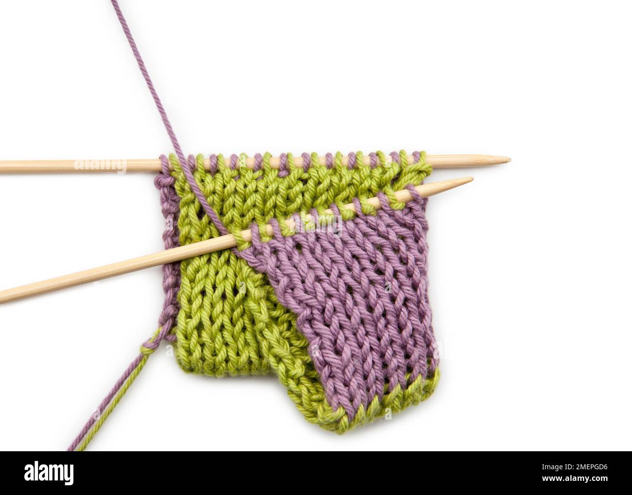 Example of tubular knitting structural effect Stock Photo - Alamy