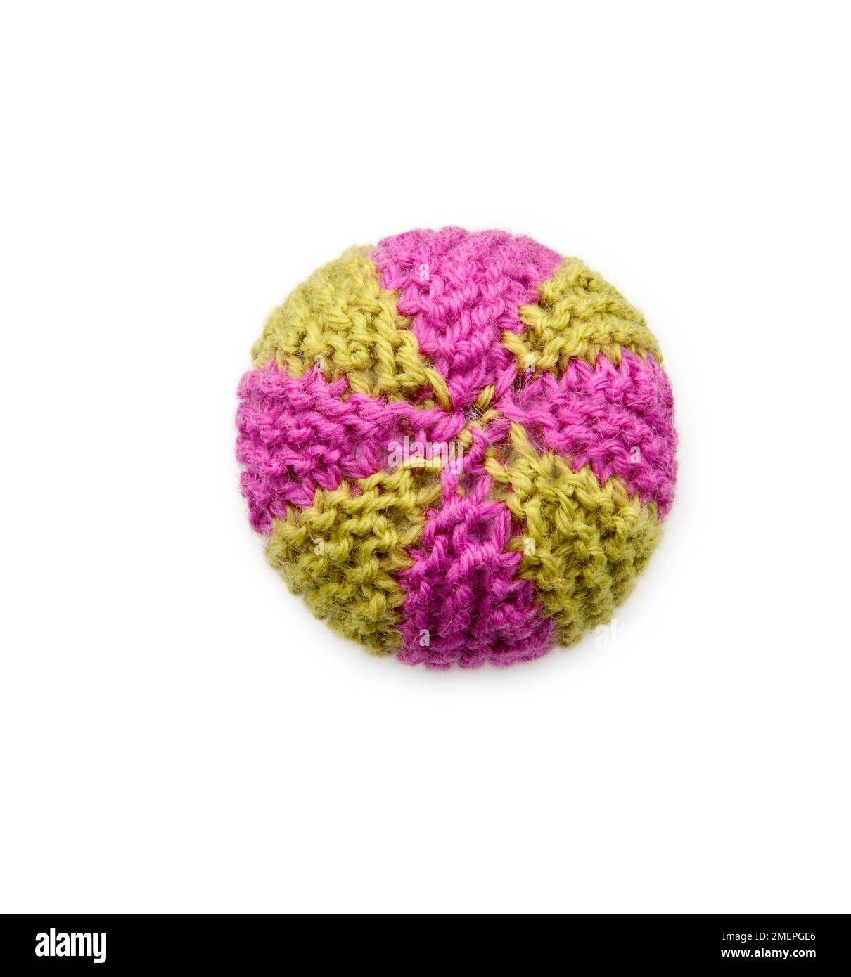 Example of short row ball 3D knitting technique Stock Photo - Alamy