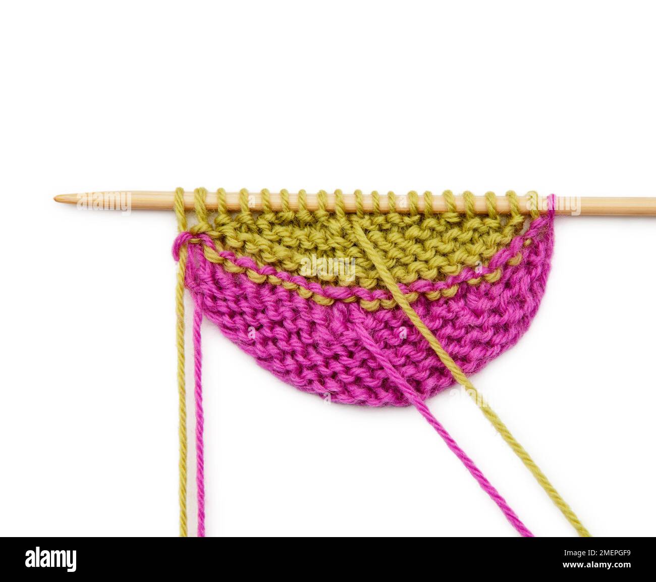 Short row knitting hi-res stock photography and images - Alamy