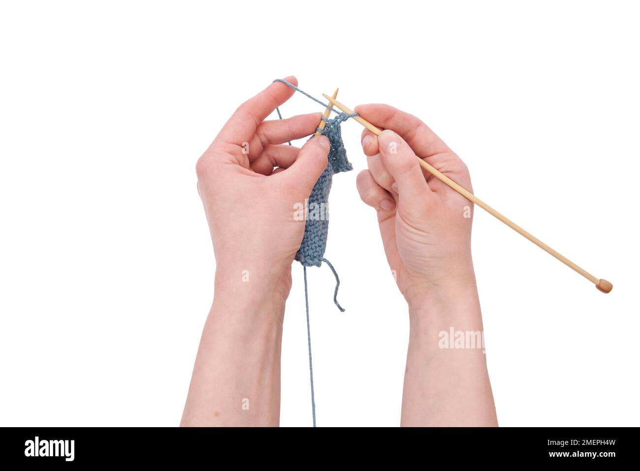 Continental Purling Technique