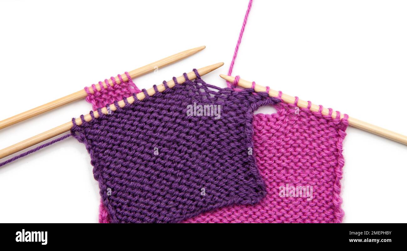 Horizontal inset pocket knitting hi-res stock photography and images ...