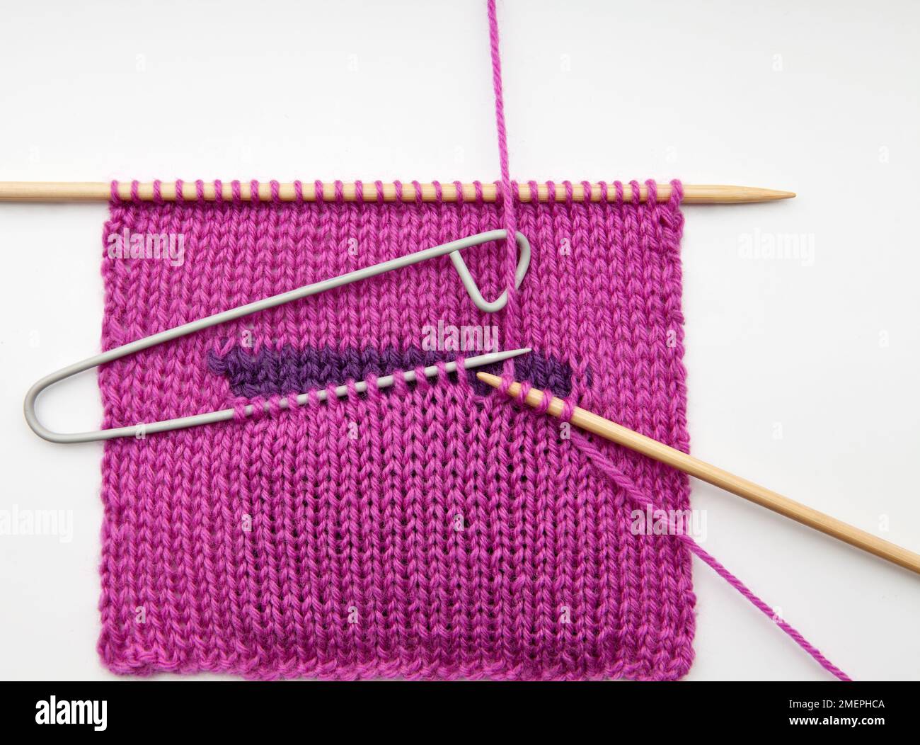 Horizontal inset pocket knitting hi-res stock photography and images ...