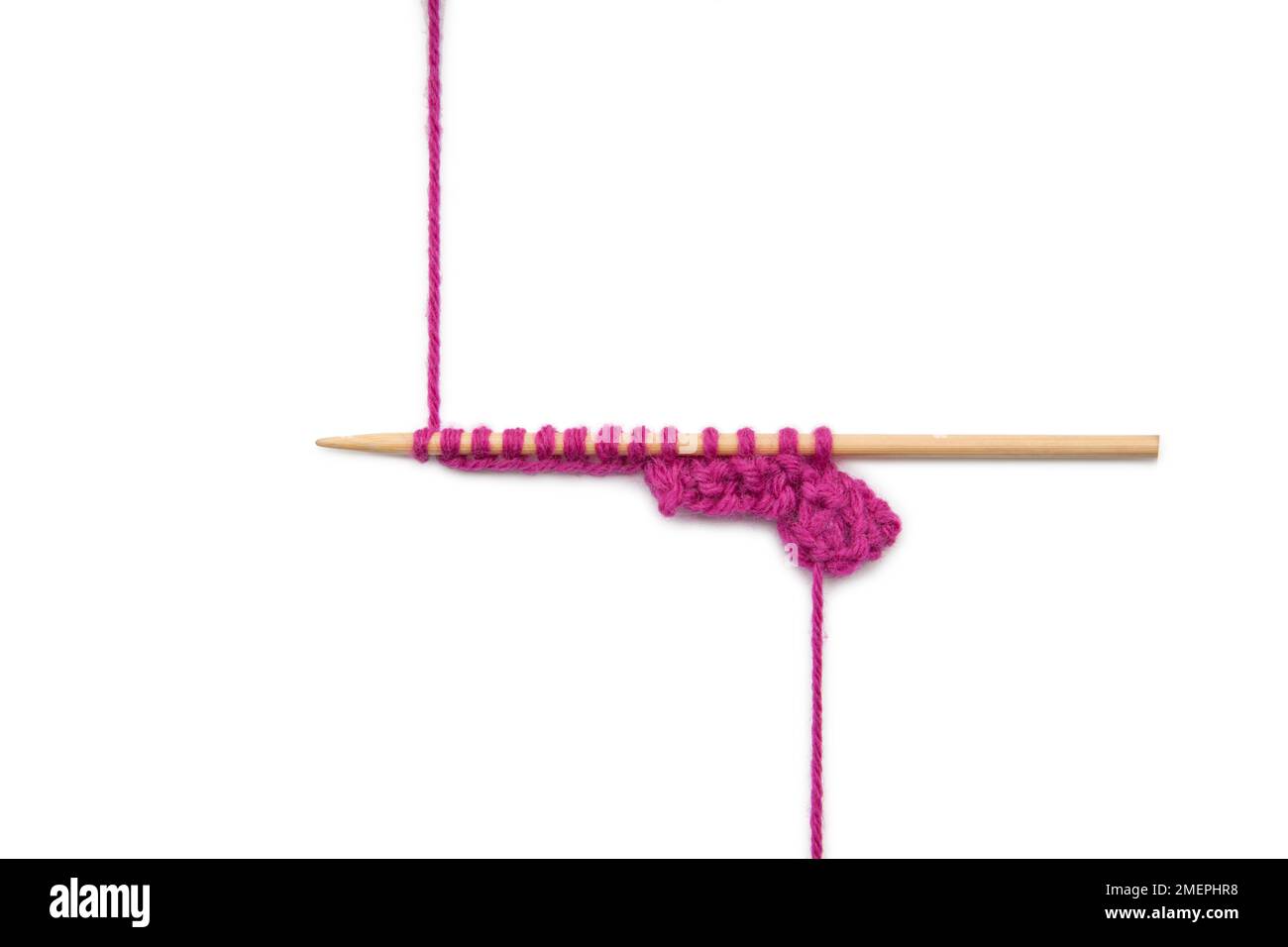 Example of twizzel knitting technique Stock Photo - Alamy