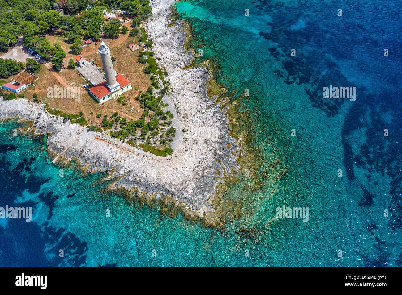 Light house Veli Rat Stock Photo - Alamy