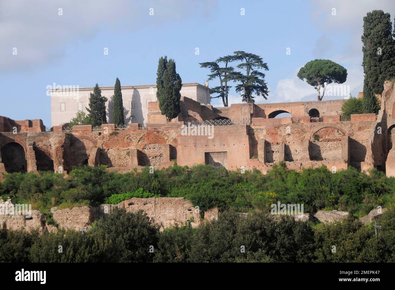 Italy, Lazio, Rome, Aventine Hill, Circus Maximus, view across Circus ...