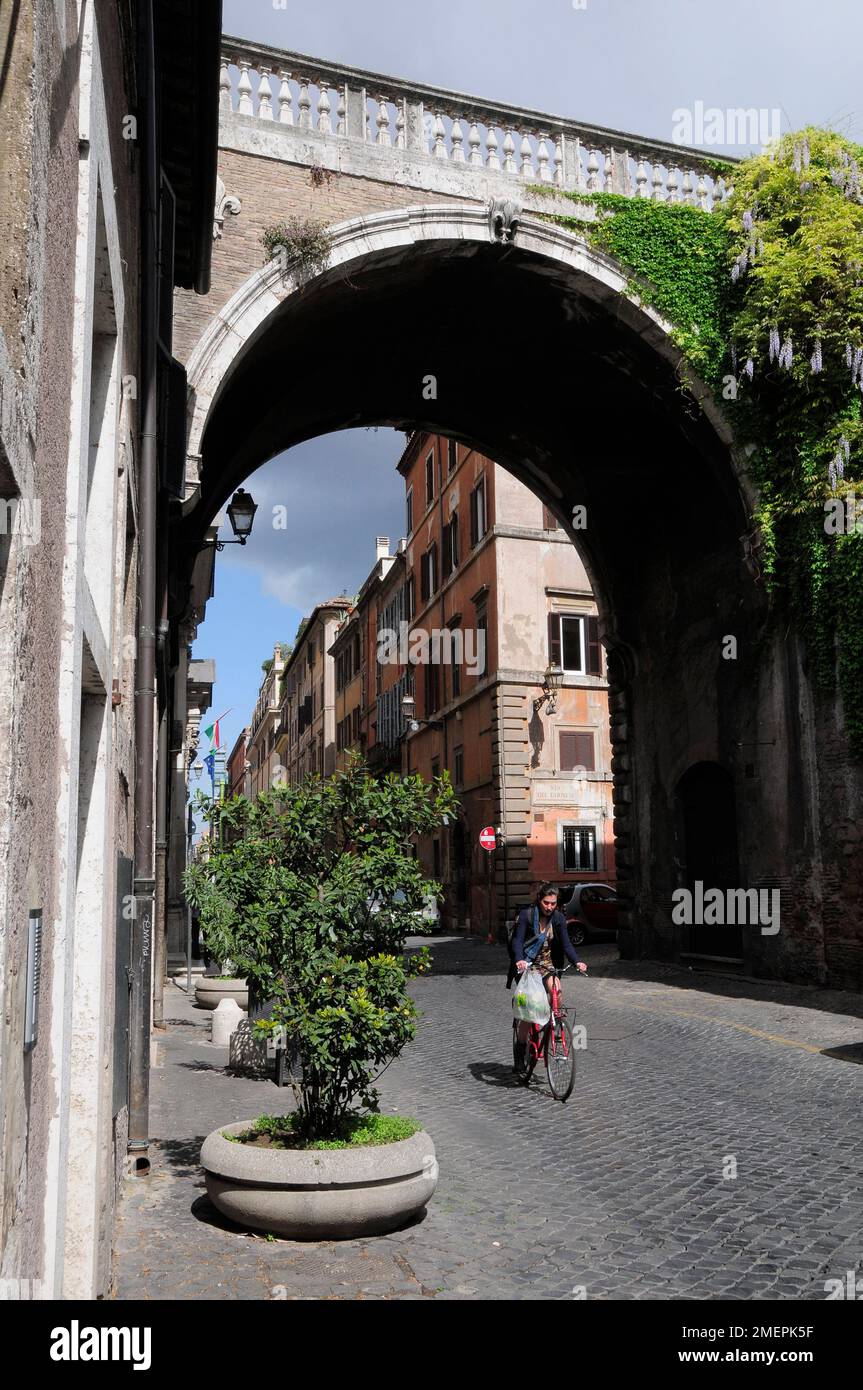 Italy, Lazio, Rome, Centro Storico, Via Giulia Stock Photo - Alamy
