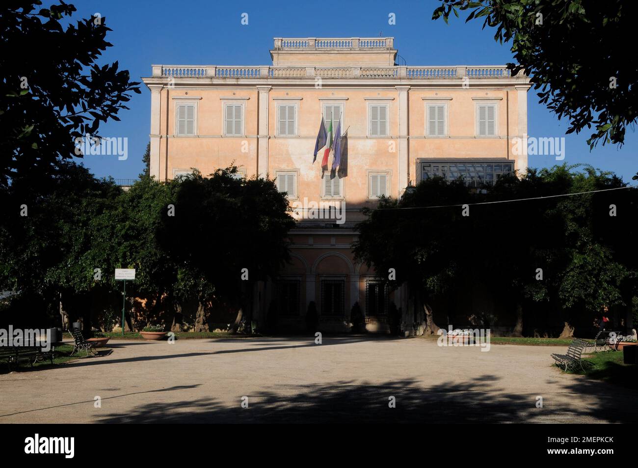 Italy, Lazio, Rome, Celian Hill, Parco Celio, Villa Celimontana Stock ...