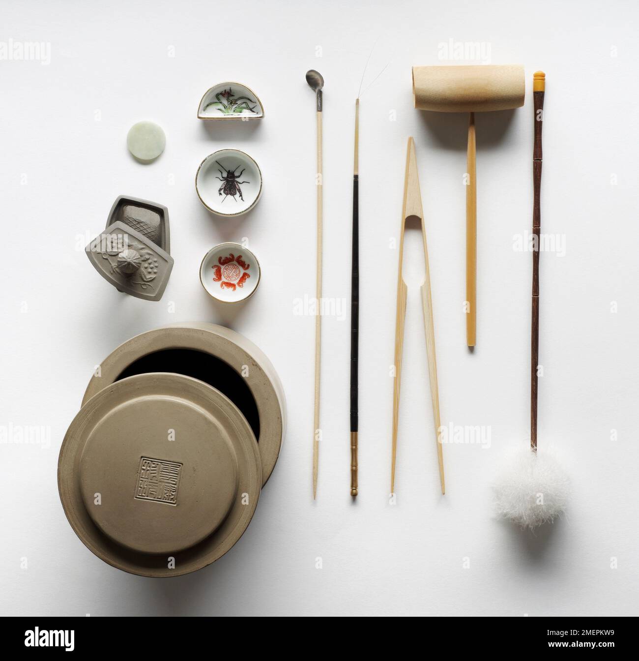 large group of objects, bowl, variation, studio shot, white background ...
