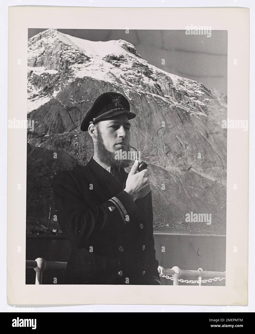 A portrait of Junior Grade Lieutenant George R. Boyce, who served on ...