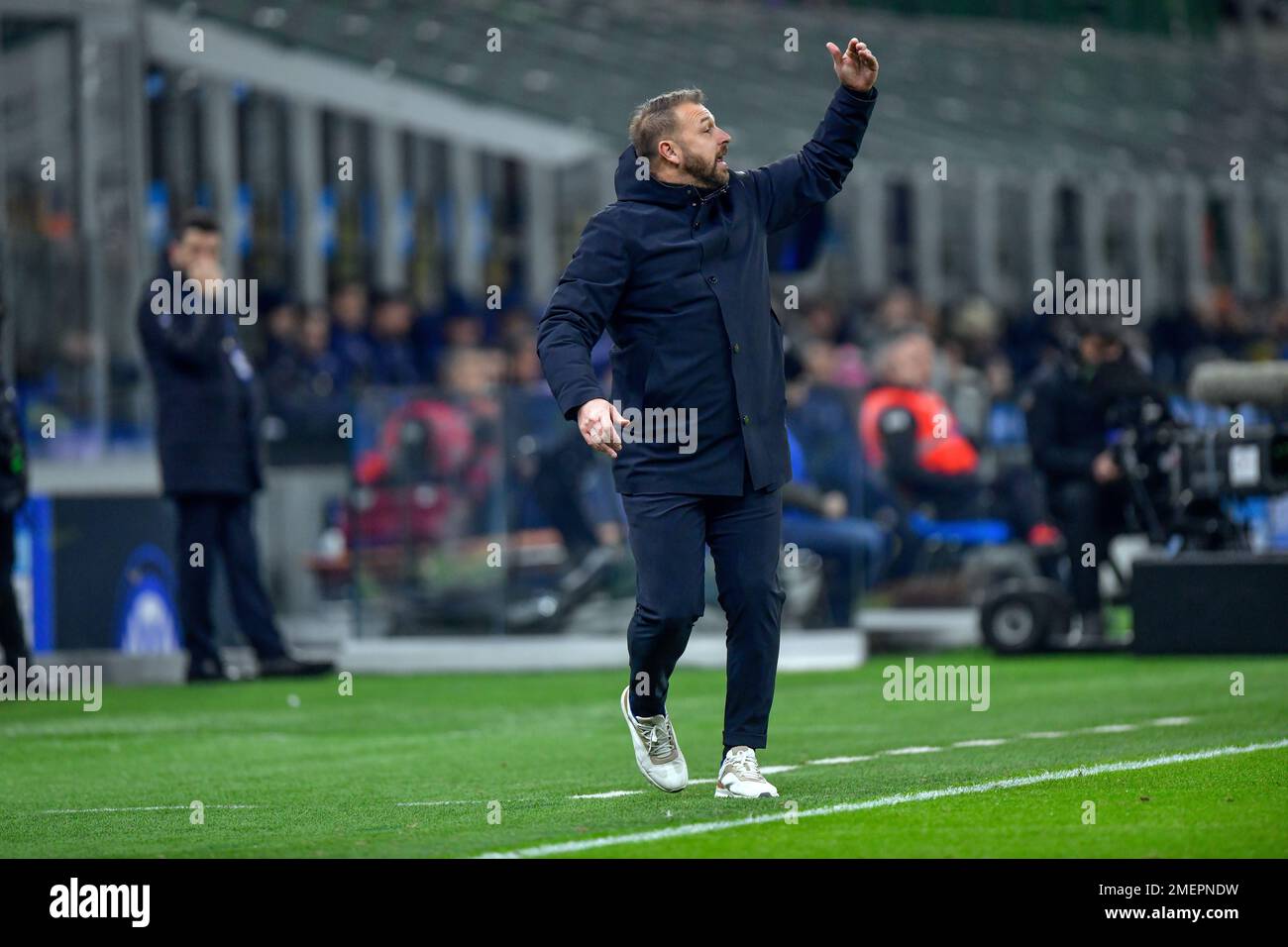 Milano, Italy. 23rd, January 2023. Head coach Paolo Zanetti of Empoli ...