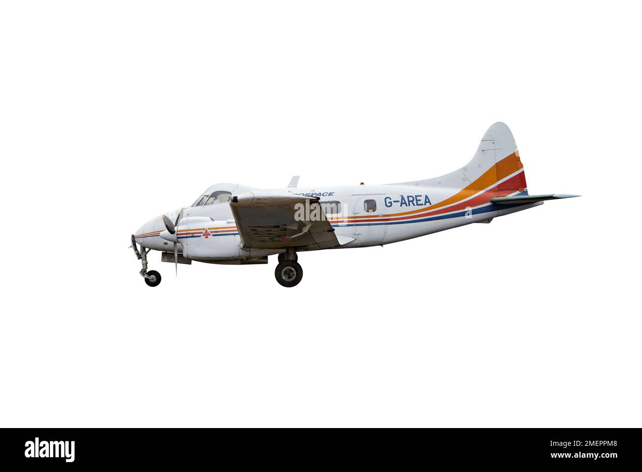 de Havilland DH.104 Dove monoplane, side view Stock Photo - Alamy