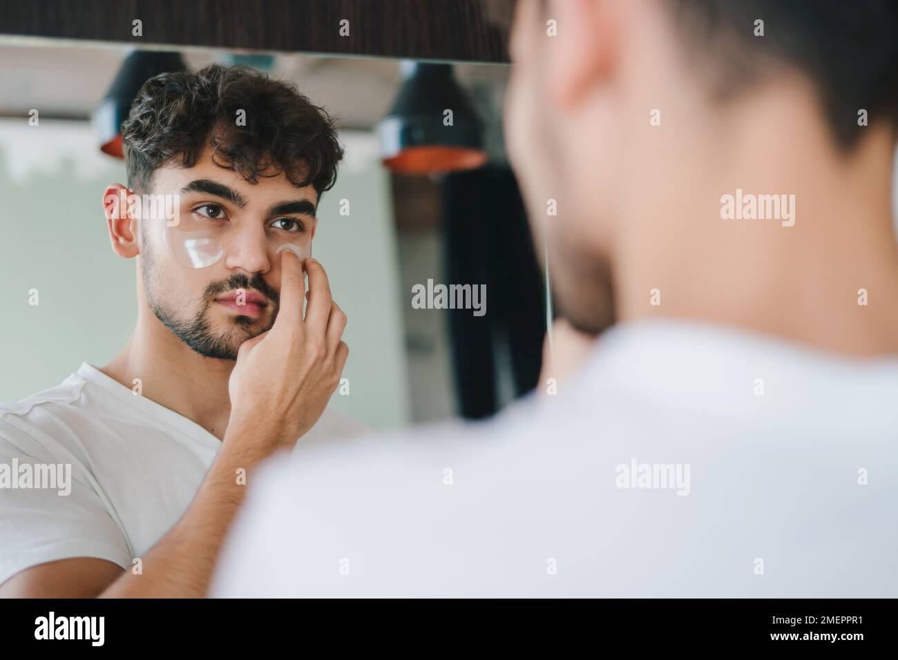 Facial face mirror reflection apply hi-res stock photography and images ...
