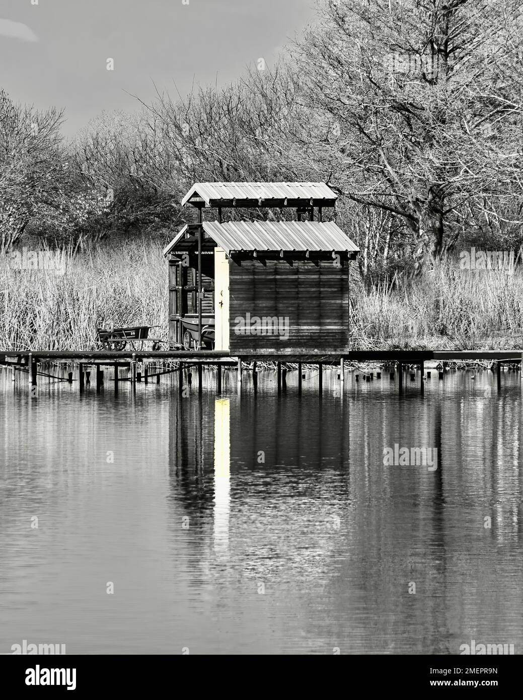 Hut with dock hi-res stock photography and images - Alamy