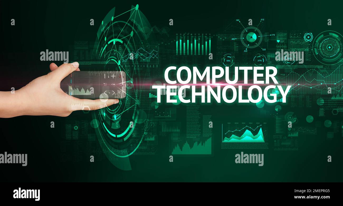hand holding wireless peripheral, modern technology concept Stock Photo ...
