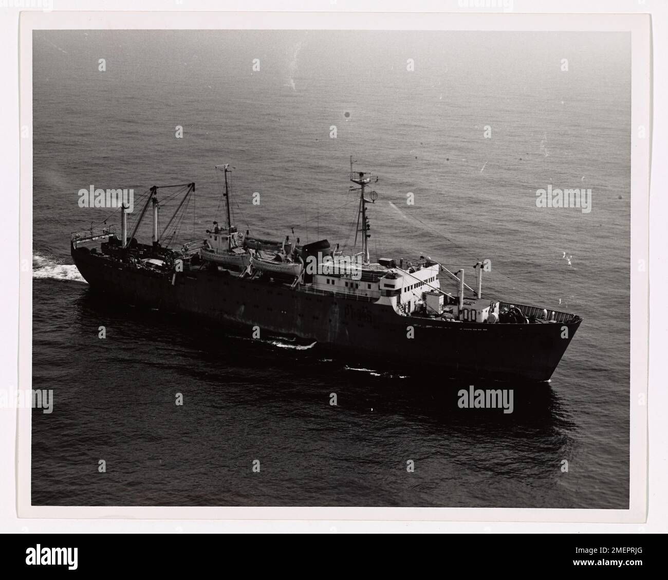 A Soviet Trawler, identified as 6MPT-368, shown during its maritime ...