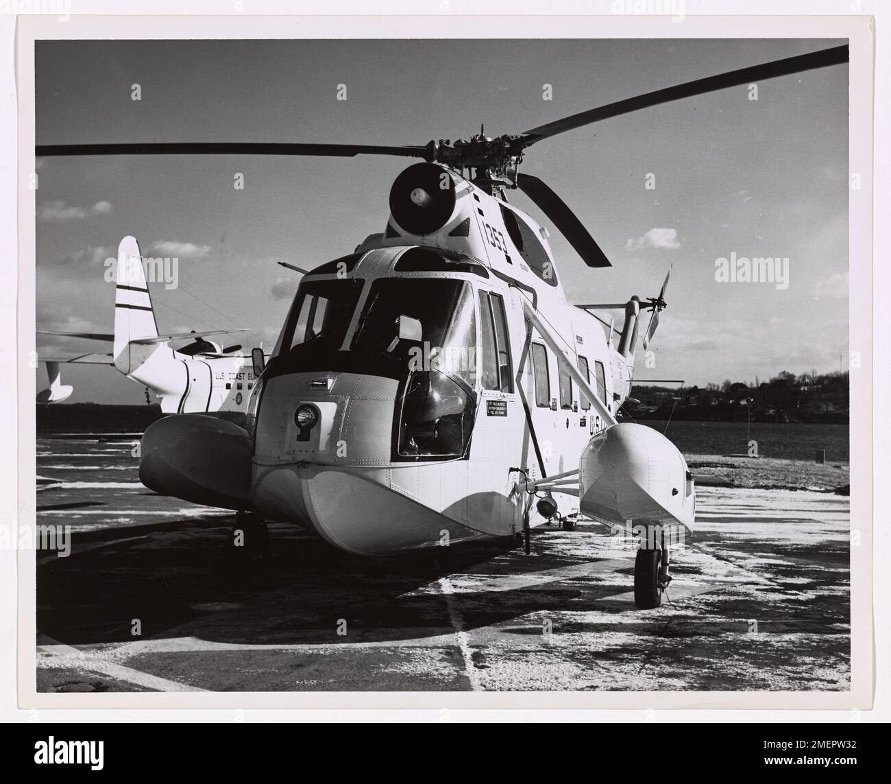 This photograph shows a U.S. Coast Guard HH-52A helicopter at the Air ...