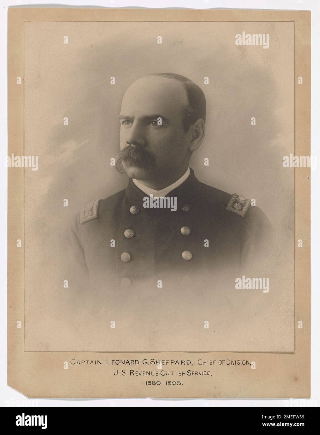 Captain Leonard G. Sheppard served as Commandant of the U.S. Revenue ...