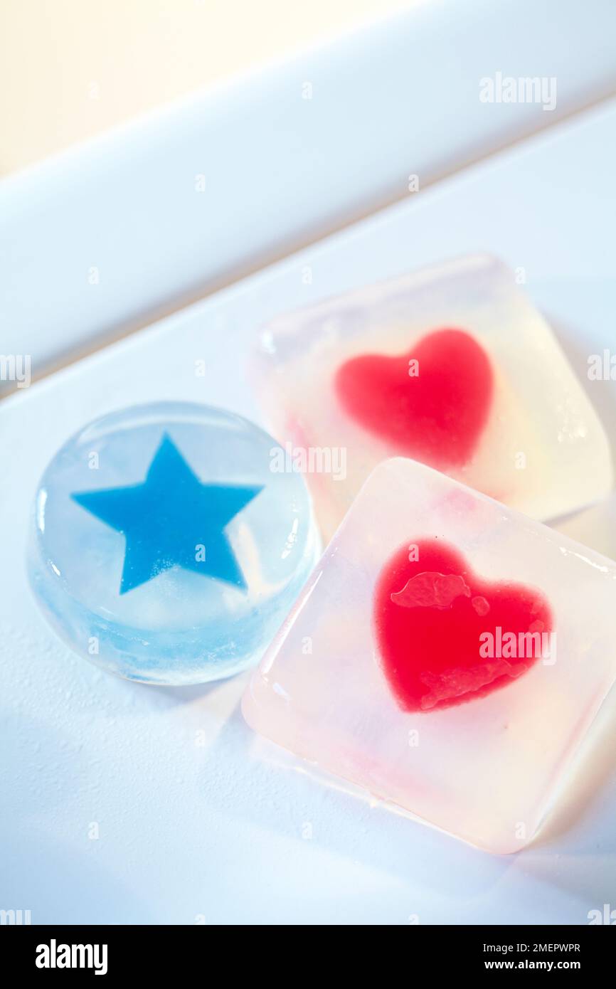 Soap heart shape hi-res stock photography and images - Alamy