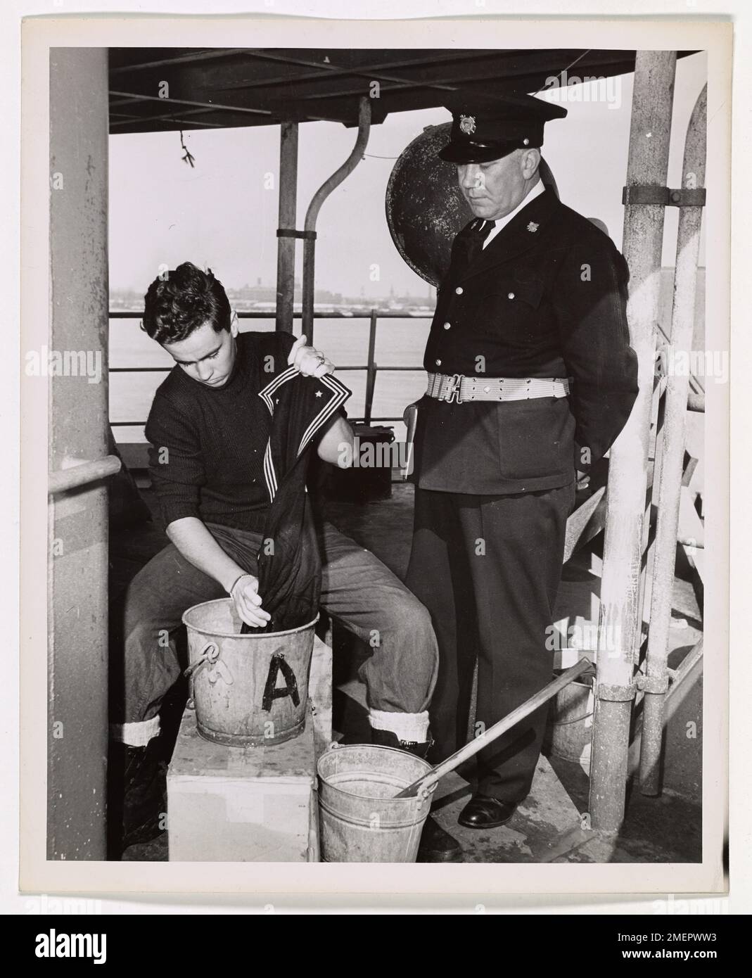 Members of the Philadelphia Volunteer Port Security Force are seen on ...